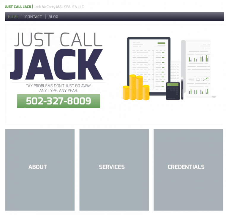 Just Call Jack Website - Mediaura | Digital Marketing Agency